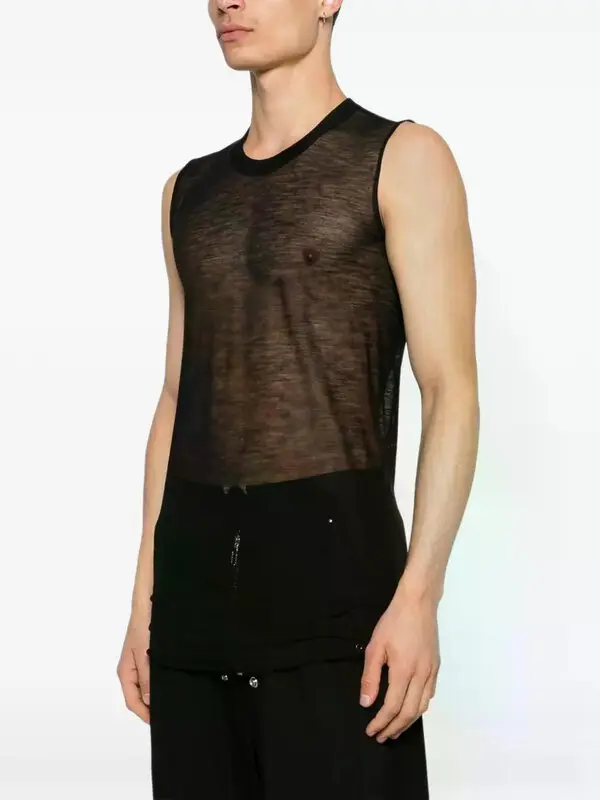 Rick Owens Crew-neck Tank Top
