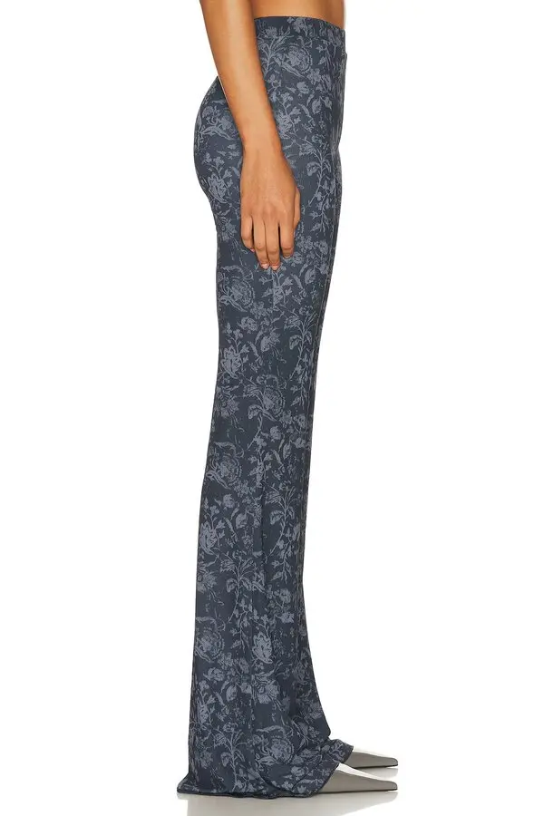 JADE CROPPER Flared Mesh Trouser