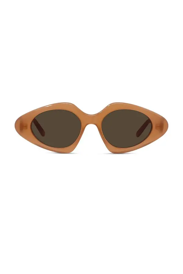 Loewe Slim Sunglasses - Dark Brown & Brown