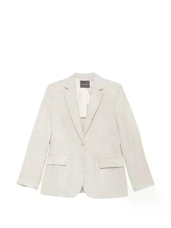 Lorena Antoniazzi Sequin Single-breasted Blazer