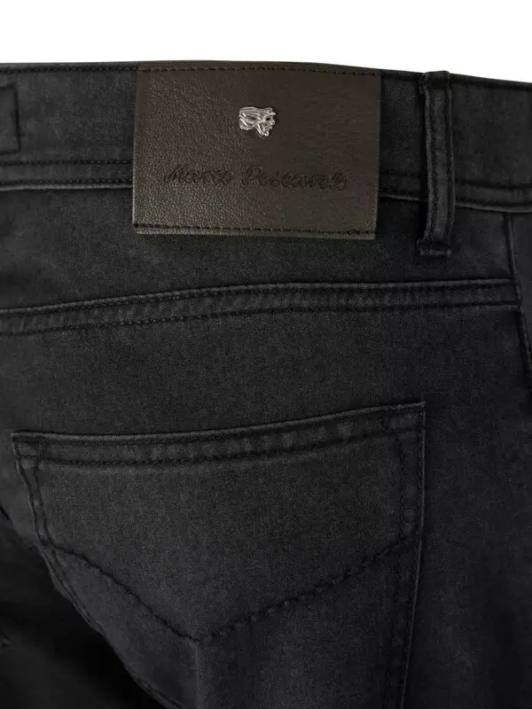 Marco Pescarolo Regular-fit Jeans With Logo Patch