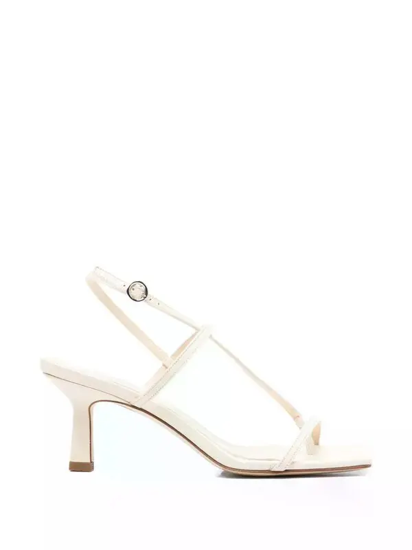 AeydĒ Elise T-strap Sandals - Neutrals