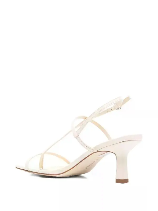 AeydĒ Elise T-strap Sandals - Neutrals