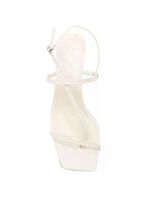 AeydĒ Elise T-strap Sandals - Neutrals