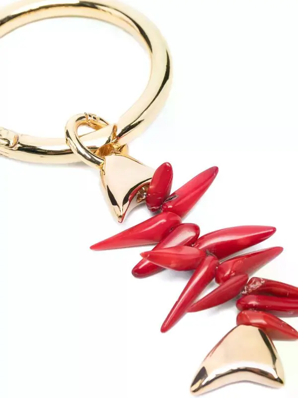 Benedetta Bruzziches Coral-charm Keyring