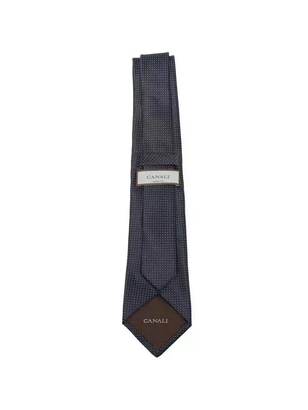 Canali Polka Dot Neck Tie