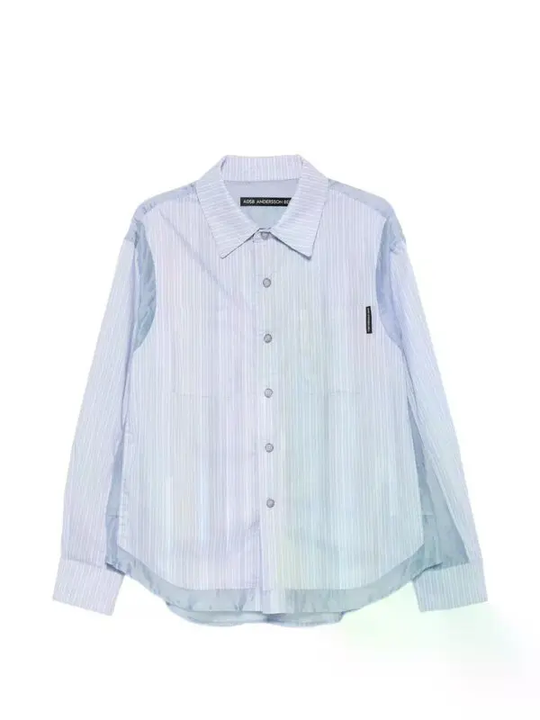 Andersson Bell Striped Panelled Shirt