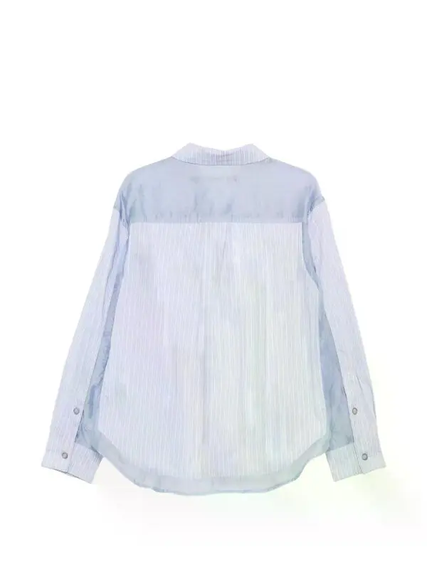 Andersson Bell Striped Panelled Shirt