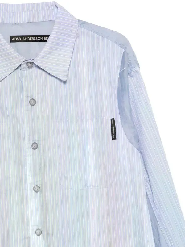 Andersson Bell Striped Panelled Shirt