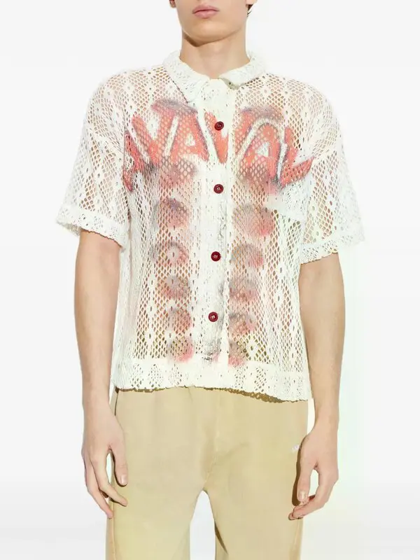 AVAVAV Mesh Button Shirt