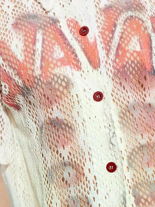 AVAVAV Mesh Button Shirt