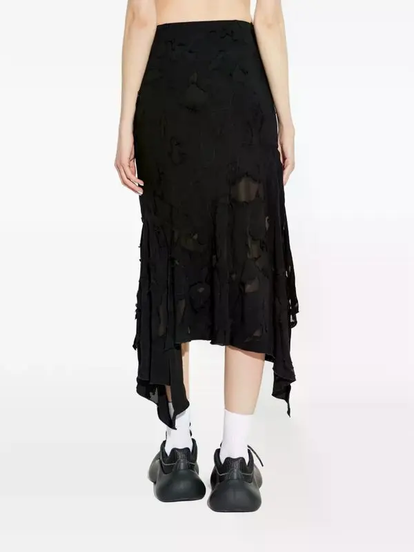 AVAVAV Frayed Hem Skirt