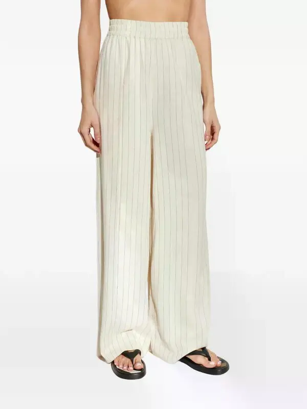 GESTUZ Pinstripe Wide Leg Trousers