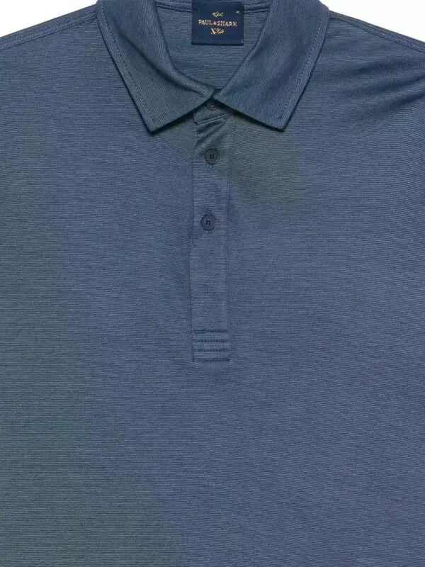 Paul & Shark Buttoned Striped Polo Shirt
