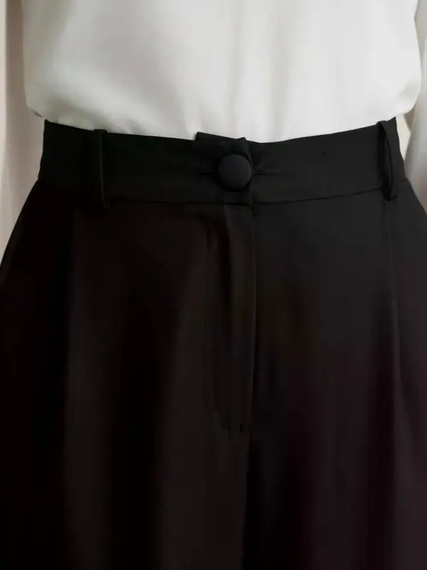 TOCCIN Solara Pleated Wide Leg Trousers