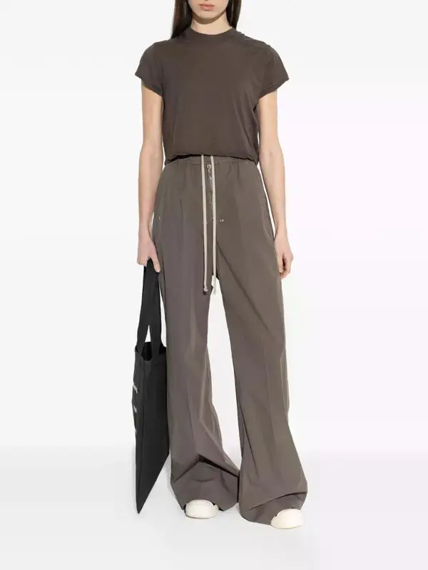 Rick Owens Cropped Small Level T-shirt - Brown