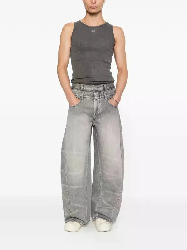 FENG CHEN WANG Cotton Wide Leg Jeans