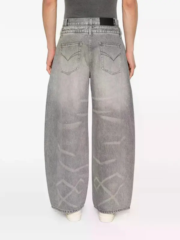 FENG CHEN WANG Cotton Wide Leg Jeans