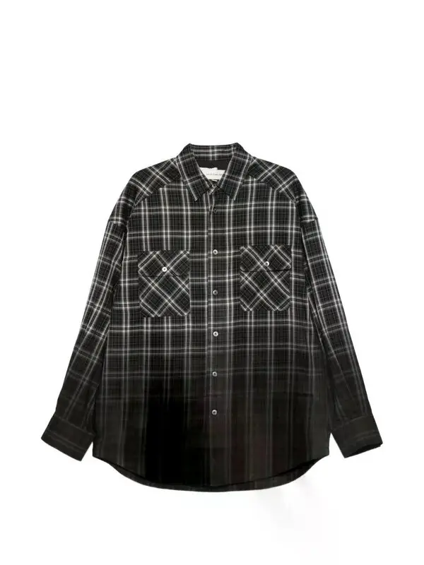 FENG CHEN WANG Checked Pocket Shirt