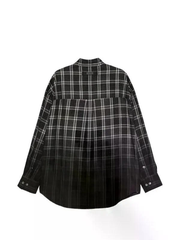 FENG CHEN WANG Checked Pocket Shirt