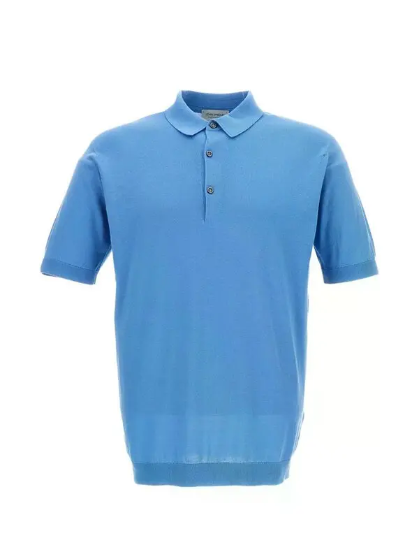John Smedley Adrian Polo Shirt - Blue