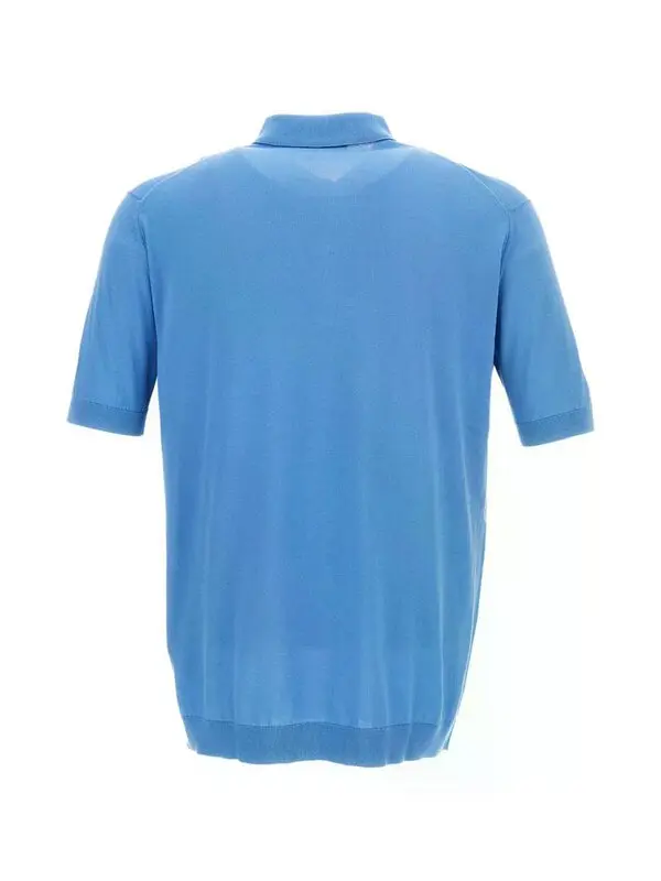 John Smedley Adrian Polo Shirt - Blue