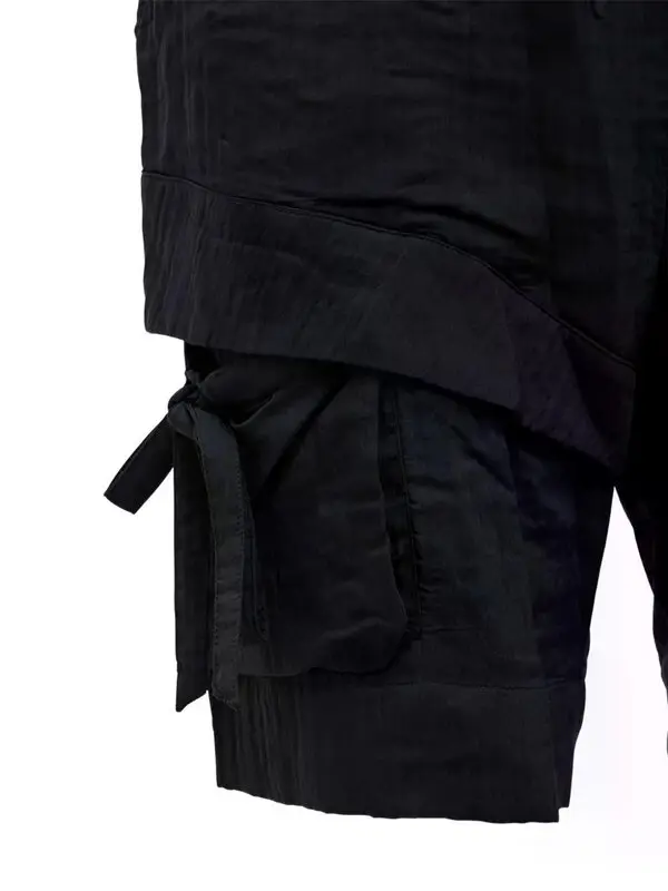 MARANT ETOILE Bermia Tie-waist Pocket Shorts - Black