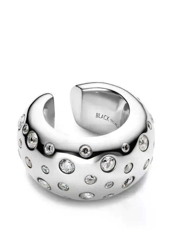 MARIA BLACK Tryvann Popcorn Ear Cuff - Silver