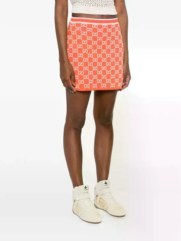 Gucci Patterned Mini Skirt