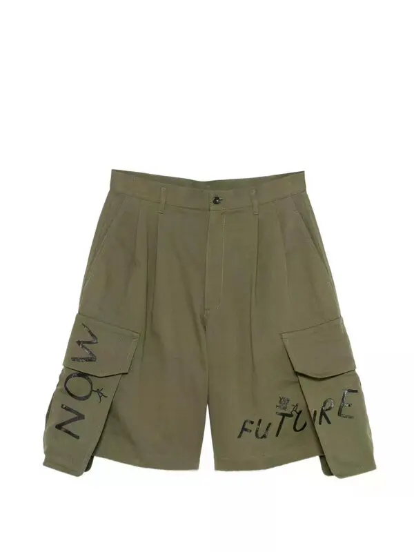 Comme Des Garçons Printed Cargo Shorts