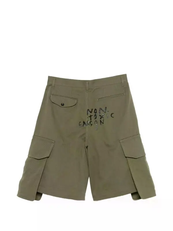 Comme Des Garçons Printed Cargo Shorts