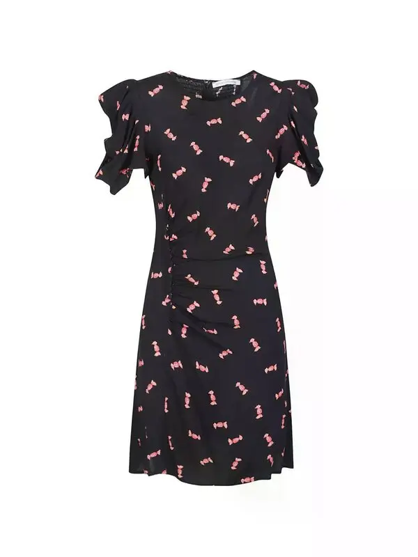 MAR DE MARGARITAS Puff-sleeve Dress