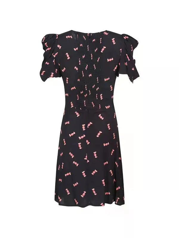 MAR DE MARGARITAS Puff-sleeve Dress