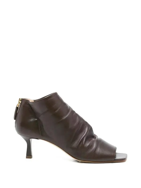 THE SELLER Square Open-toe Boots