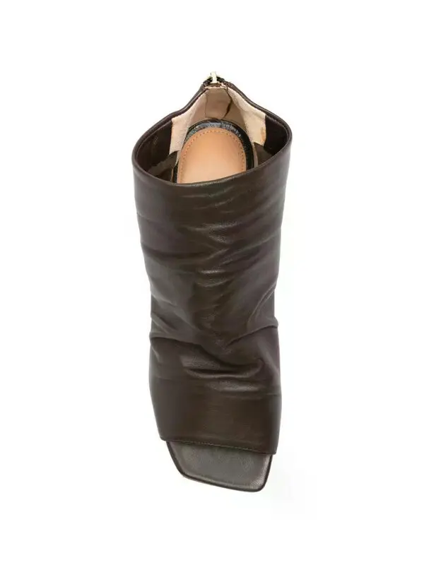 THE SELLER Square Open-toe Boots