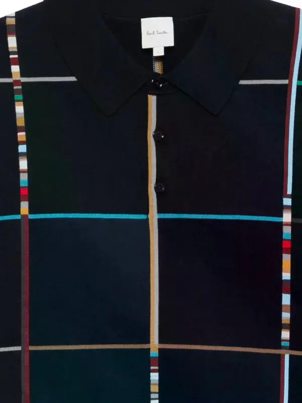 Paul Smith Check Polo Shirt