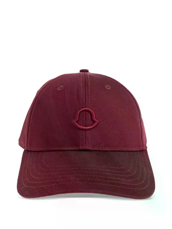 Moncler Logo Baseball Cap - Red