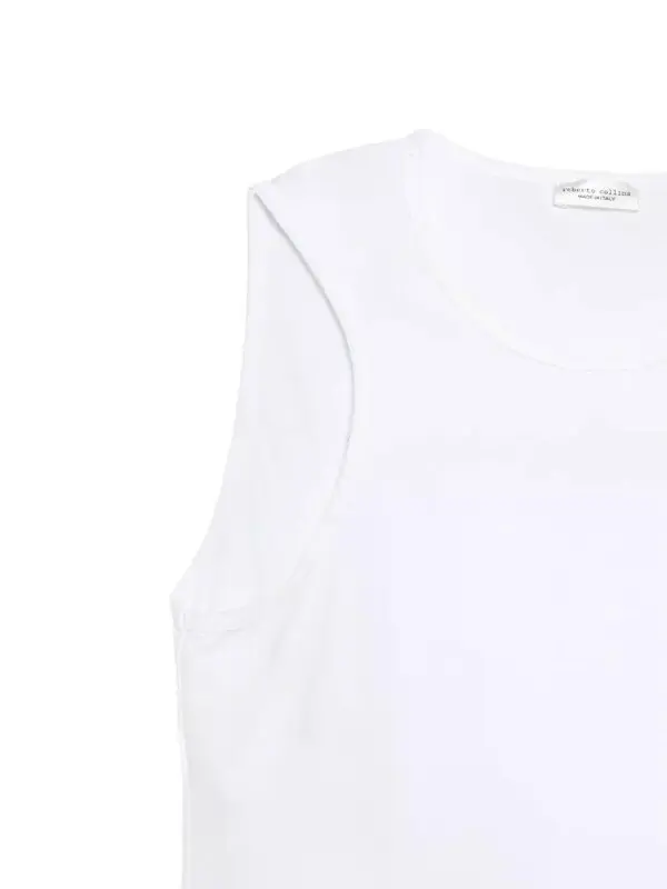 ROBERTO COLLINA Sleeveless Top - White