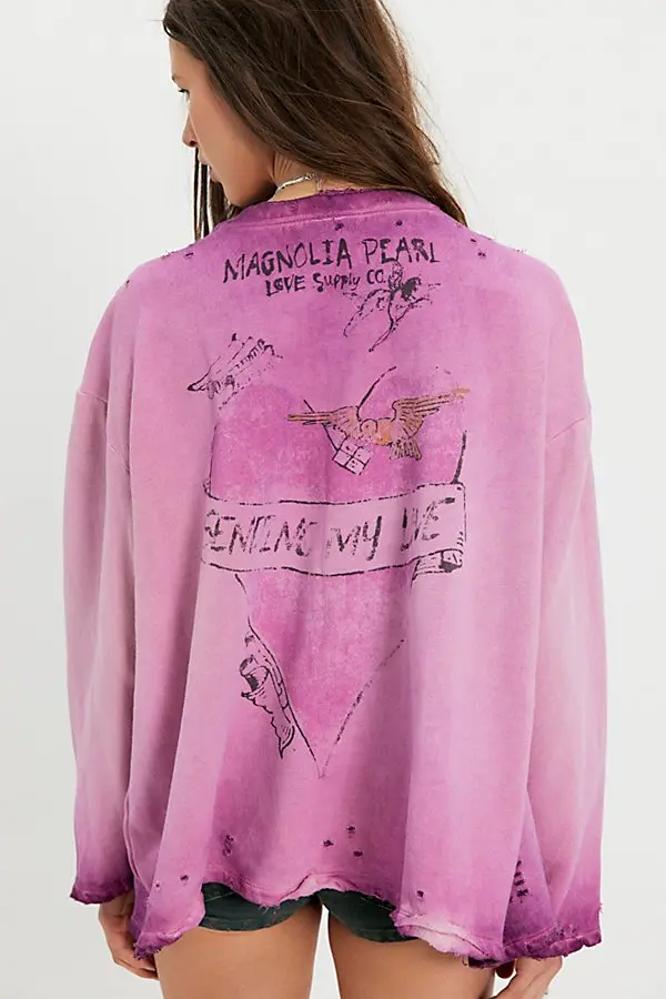 MAGNOLIA PEARL Mermaid Love Letters Pullover