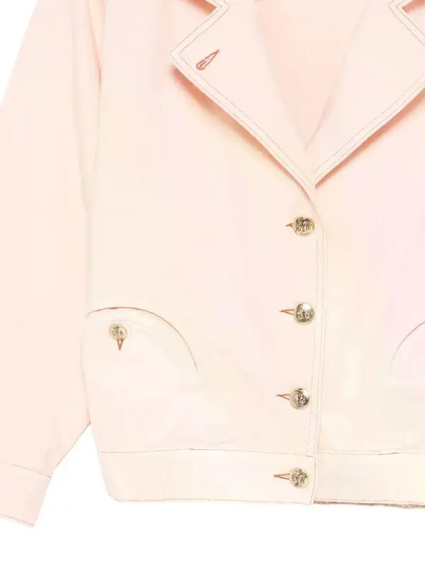 BLAZÉ MILANO Topstitched Button Coat