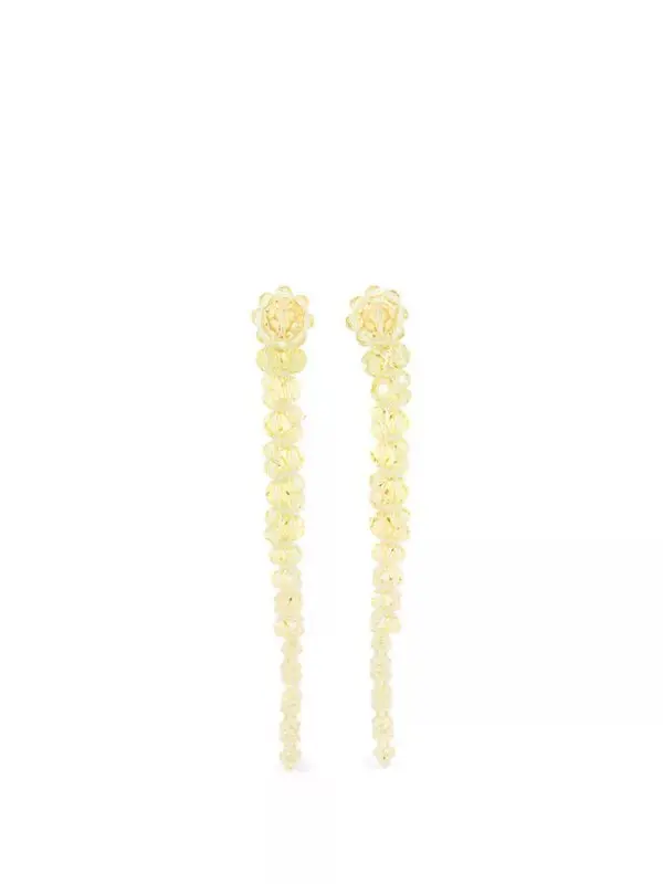 Simone Rocha Beaded Drop Earrings - Gold