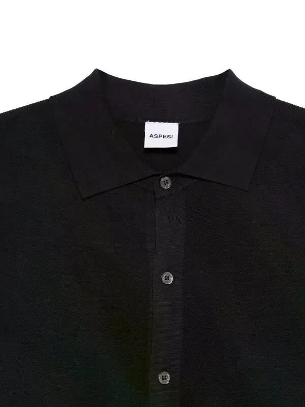 Aspesi Buttoned Long-sleeve Knit Shirt