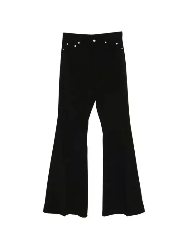 Rick Owens Bolan Flared Jeans - Black