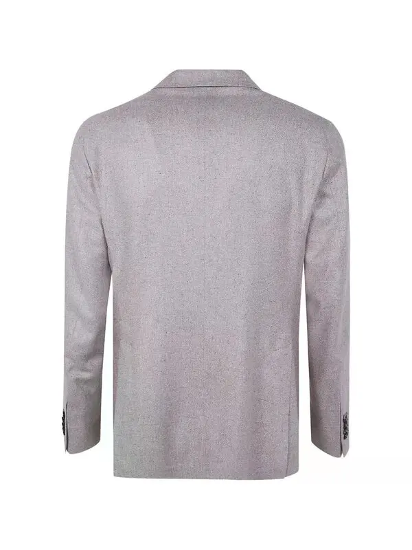 Tagliatore Peak-lapel Single-breasted Blazer - Grey