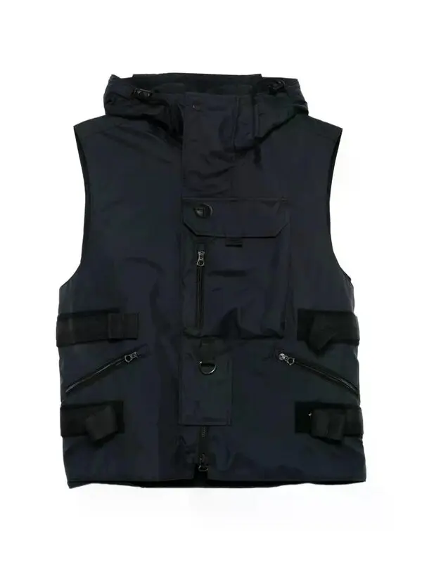 Junya Watanabe Zip-fastening Gilet - Blue