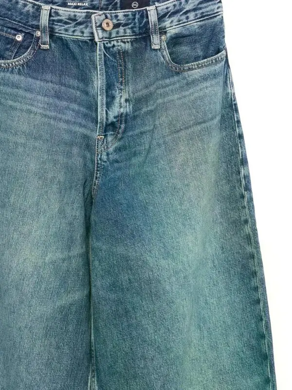 Ag Maxi Relax Raw-hem Jeans