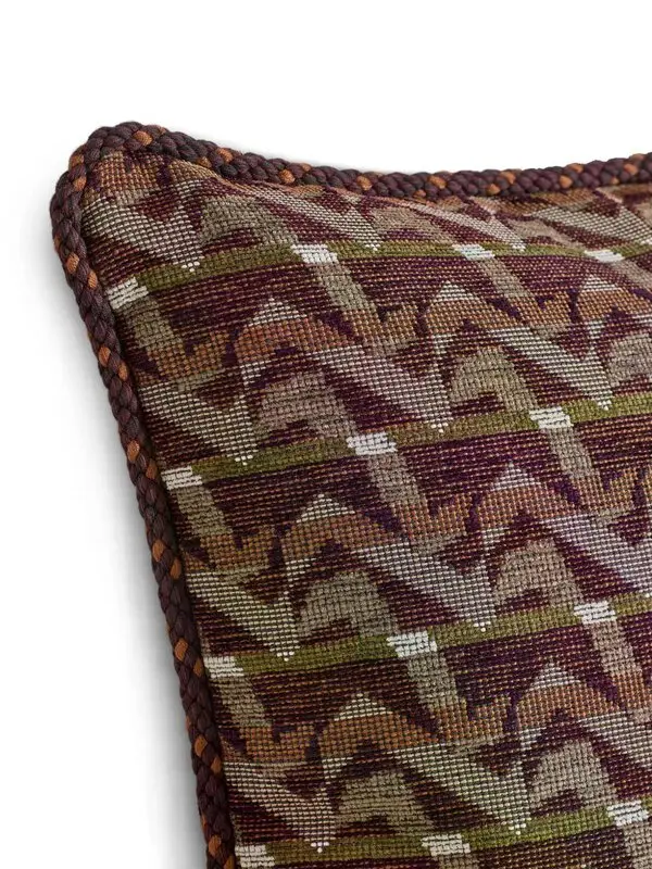 SOHO HOME Fulton Patterned Rope-trim Cushion