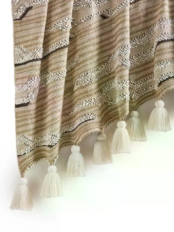 SOHO HOME Cloud Knitted Tassel-detail Throw