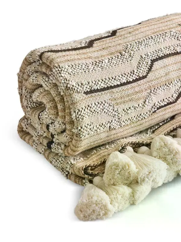 SOHO HOME Cloud Knitted Tassel-detail Throw