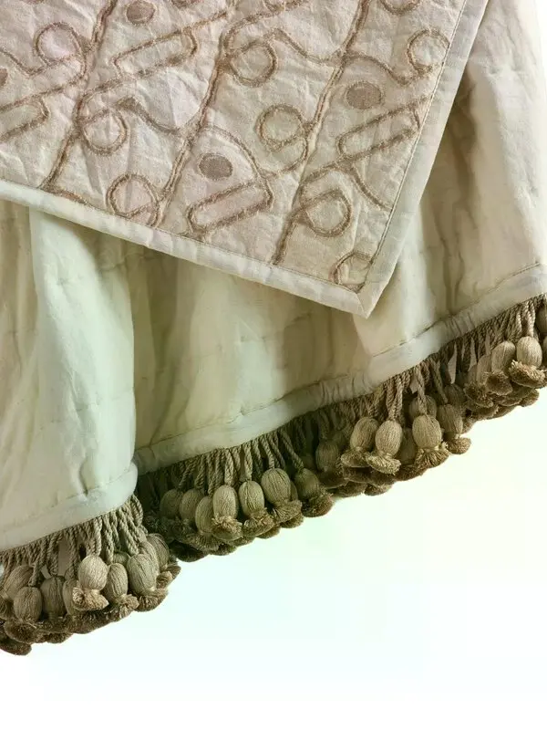 SOHO HOME Tilney Tassel-detail Patterned Bedspread